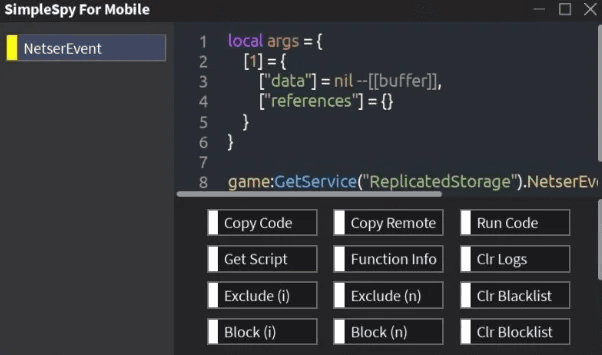 Simple Spy v3 - Remote Spy